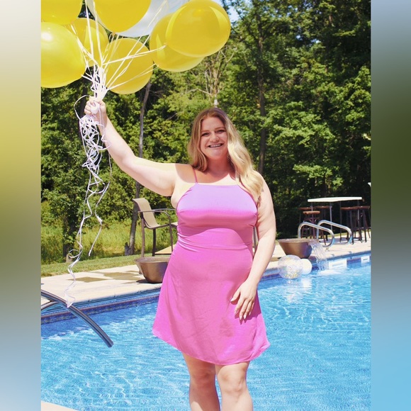 Express | Dresses | Hot Pink Barbiecore Dress | Poshmark